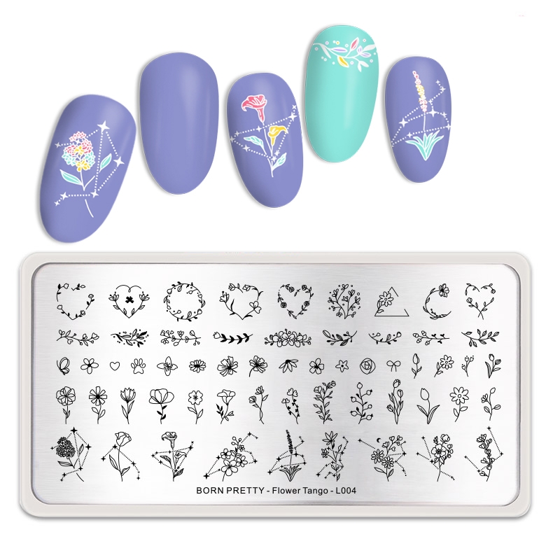 Nail Art Flower Stamping Plates | Best Flower Site